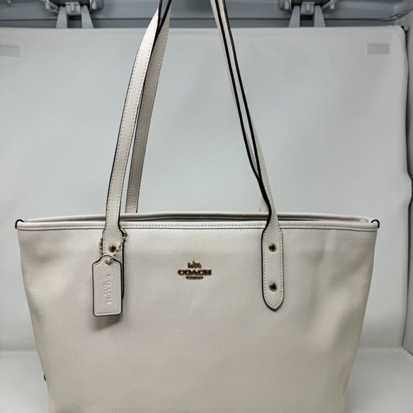 Coach | Bags | Coach F58846 City Zip Tote In Chalk New | Poshmark
